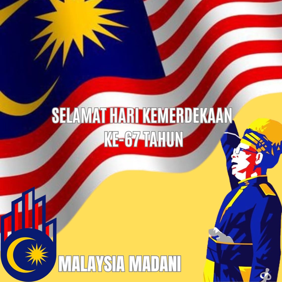 Merdeka Day Card Template - Etsy