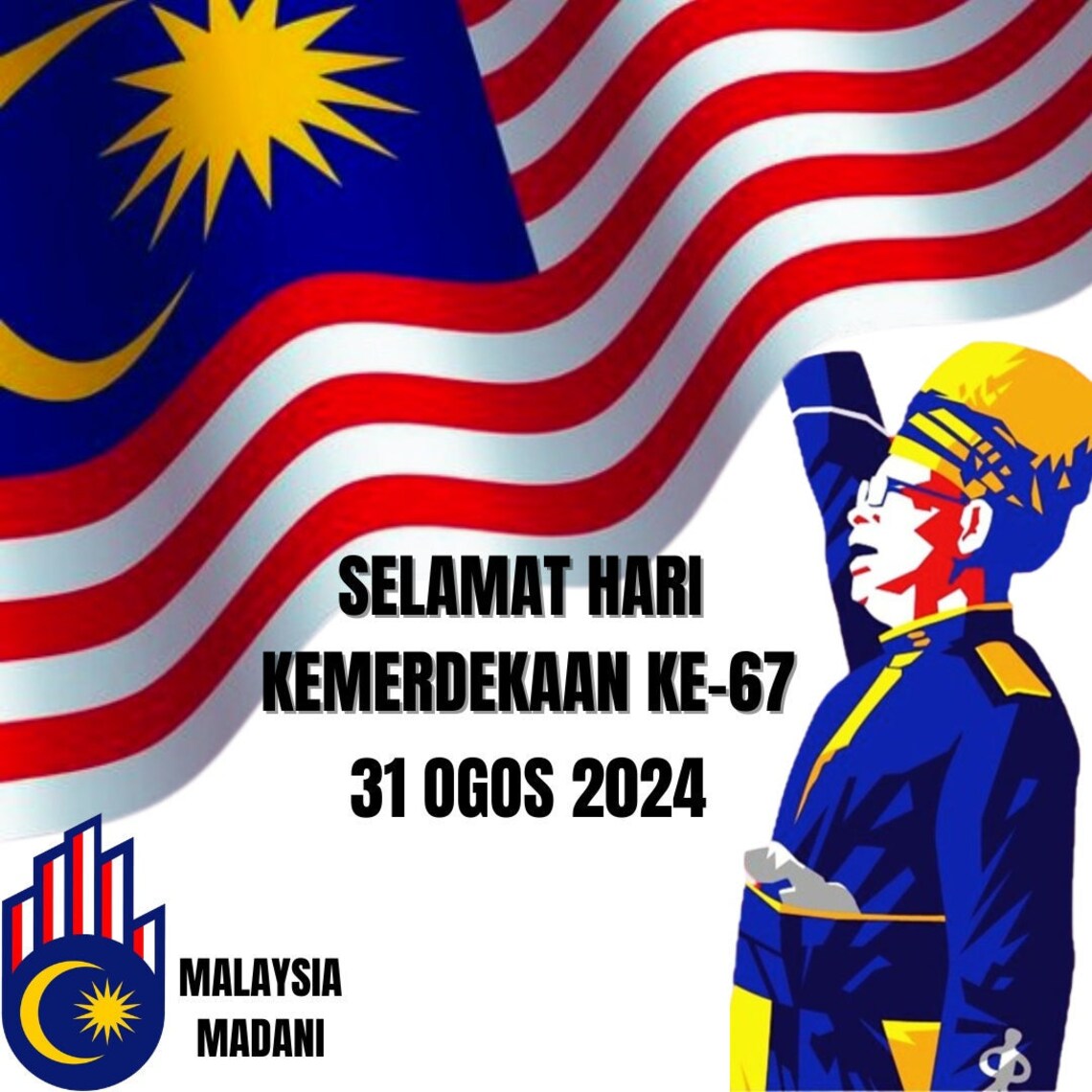 Merdeka Day Card Template - Etsy