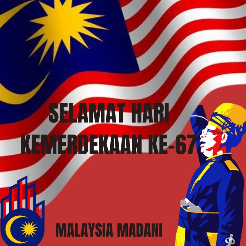 Merdeka Day Card Template - Etsy