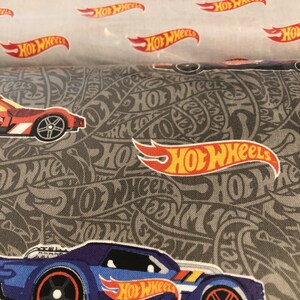 Hot Wheels Fabric From Riley Blake ~ Gray Main Print ~ Woven Cotton ...
