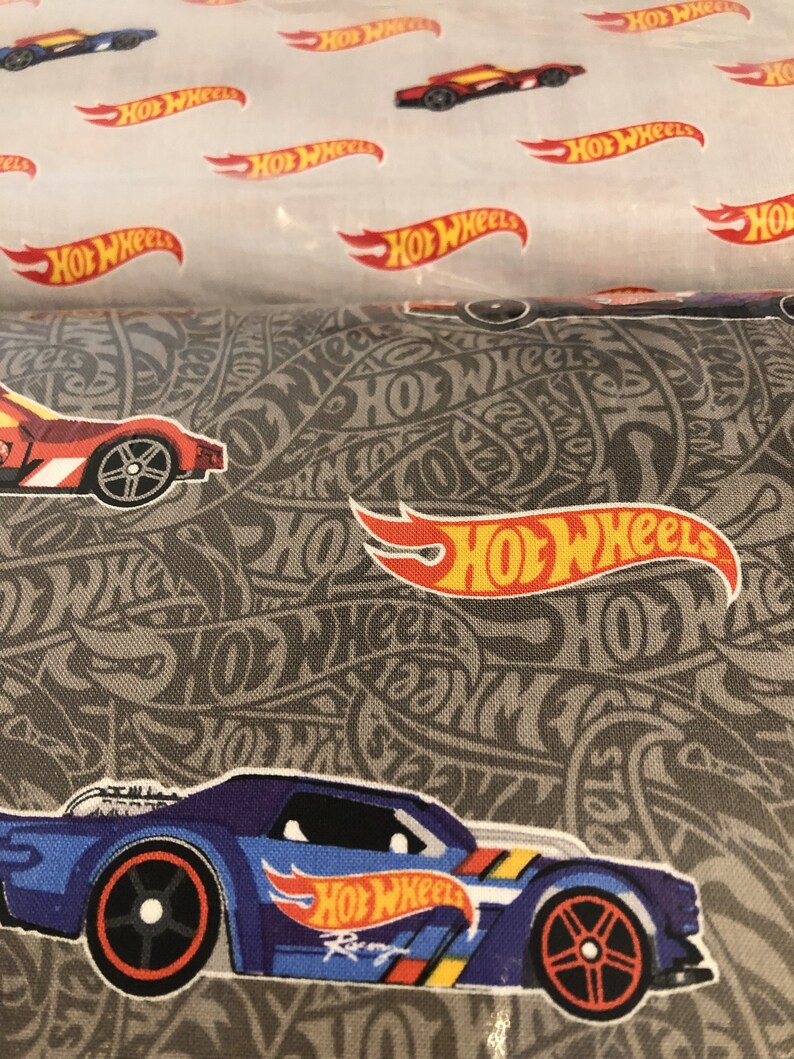 Hot Wheels Fabric From Riley Blake ~ Gray Main Print ~ Woven Cotton ...