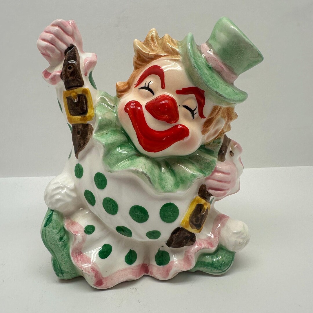 Vintage Clown Planter Napcoware - Etsy