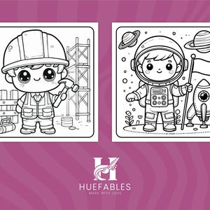 Professions Coloring Pages for Kids - Profession Coloring Sheets ...
