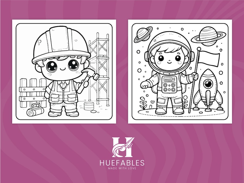 Professions Coloring Pages for Kids - Profession Coloring Sheets ...