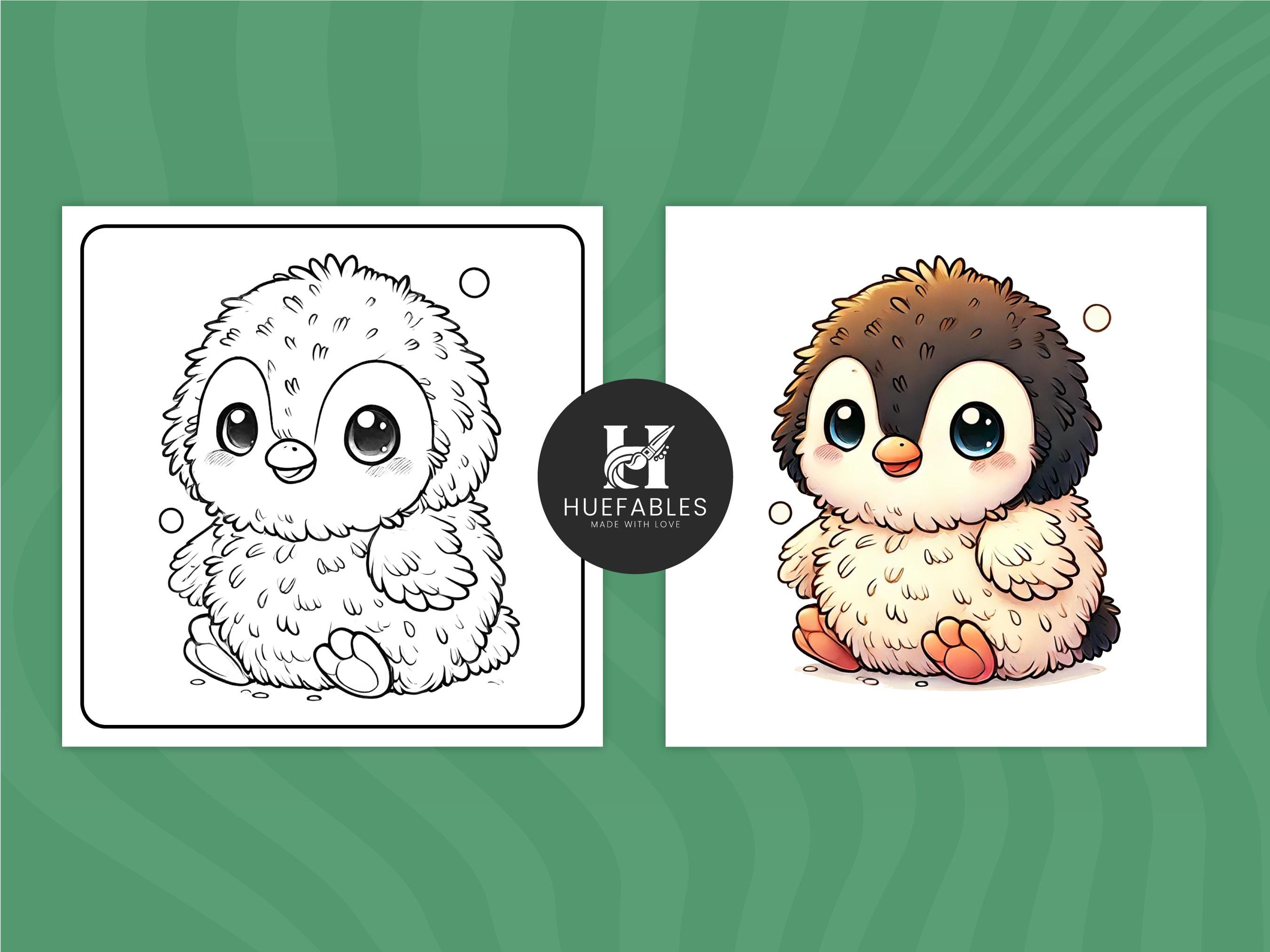 50 Baby Animals Coloring Pages - Instant Download Printable Coloring ...