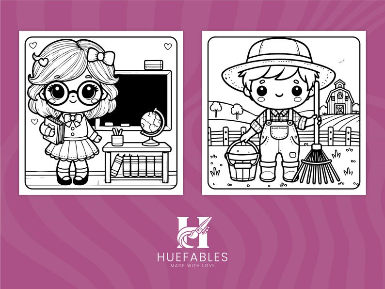 Professions Coloring Pages for Kids - Profession Coloring Sheets ...