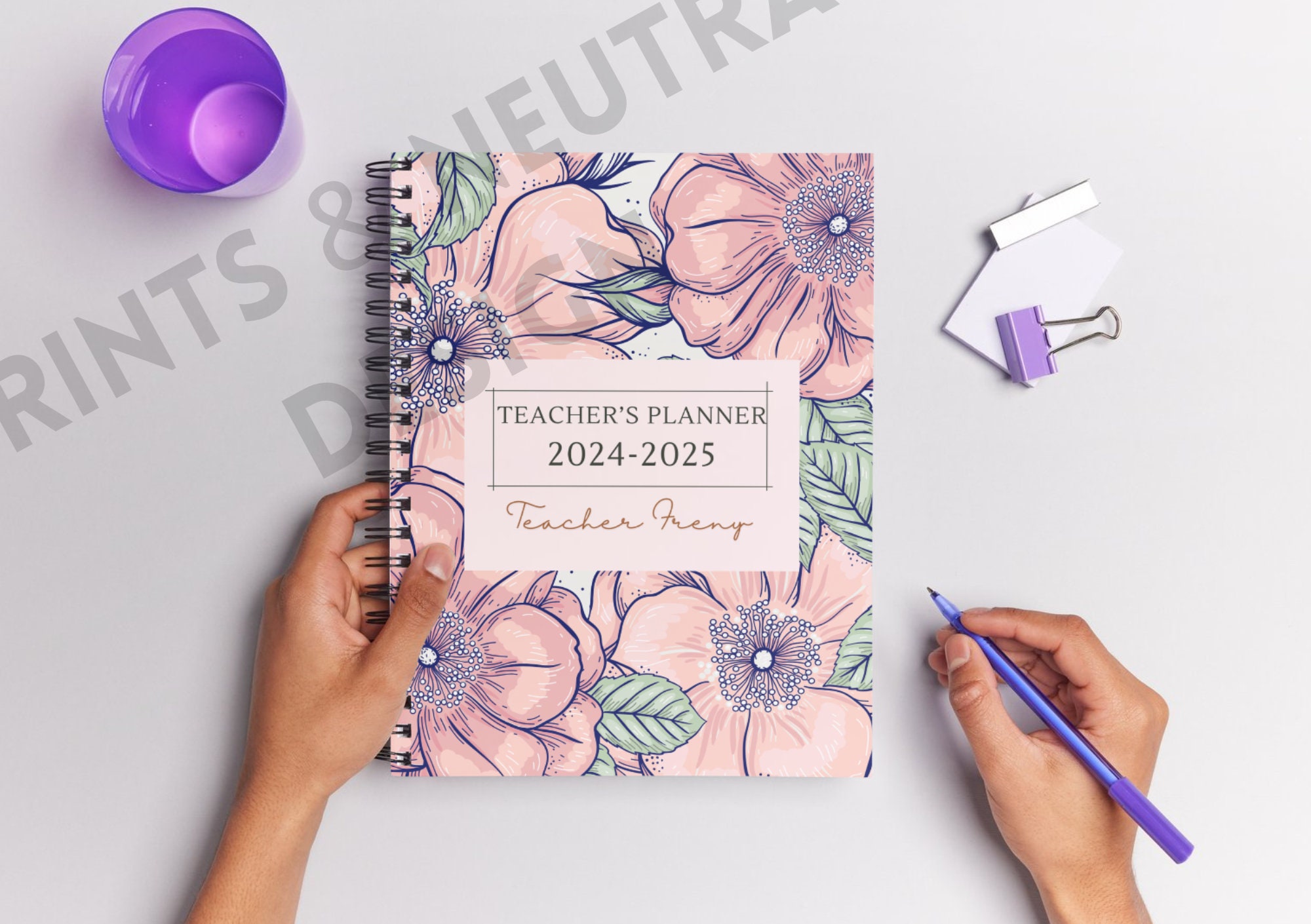 Canva Teacher Planner EDITABLE Lesson Planner Class Schedule Teaching ...