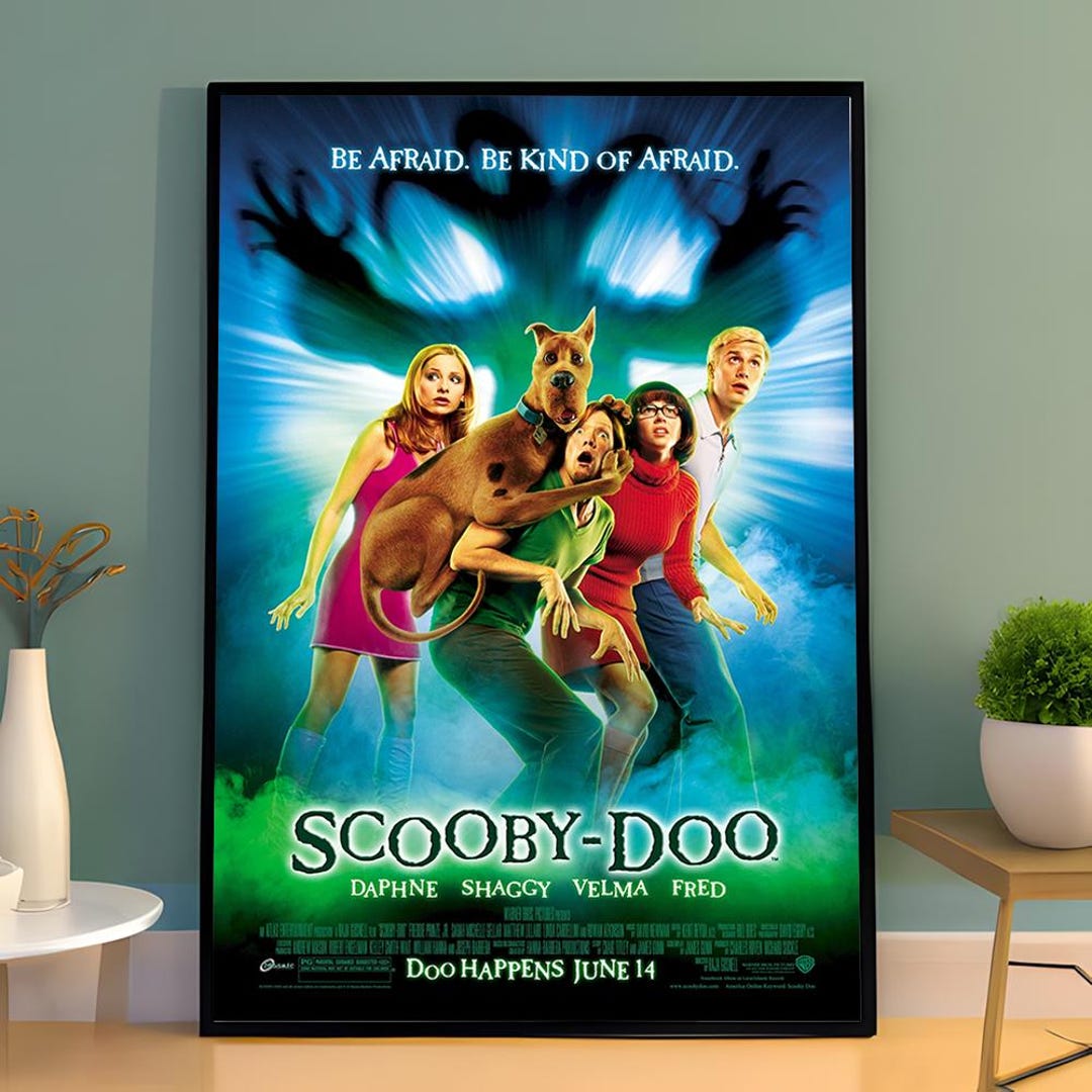 Scooby-doo Movie Poster Film Fan Collectibles Canvas Printed Posters ...