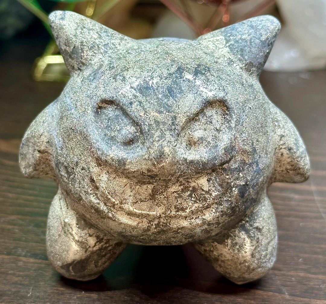 Gengar Pokémon Pyrite Crystal Carving - Etsy