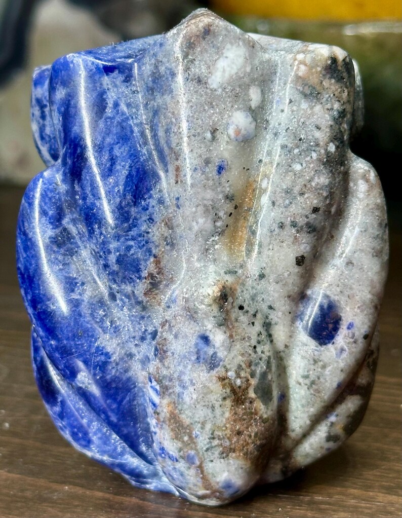 Sodalite Nine-tailed Fox Crystal Carving - Etsy
