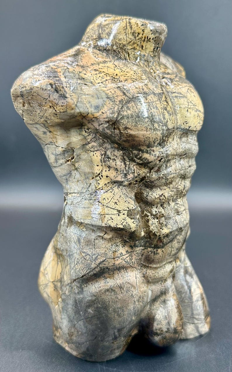 Picture Jasper Male Figure Crystal Carving - Etsy