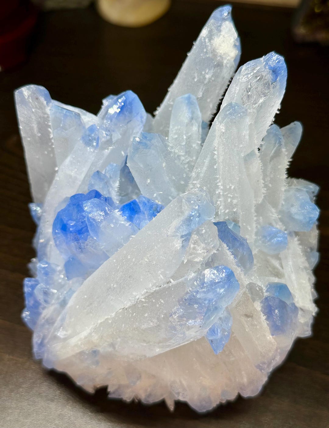 Blue Phantom Quartz Cluster - Etsy