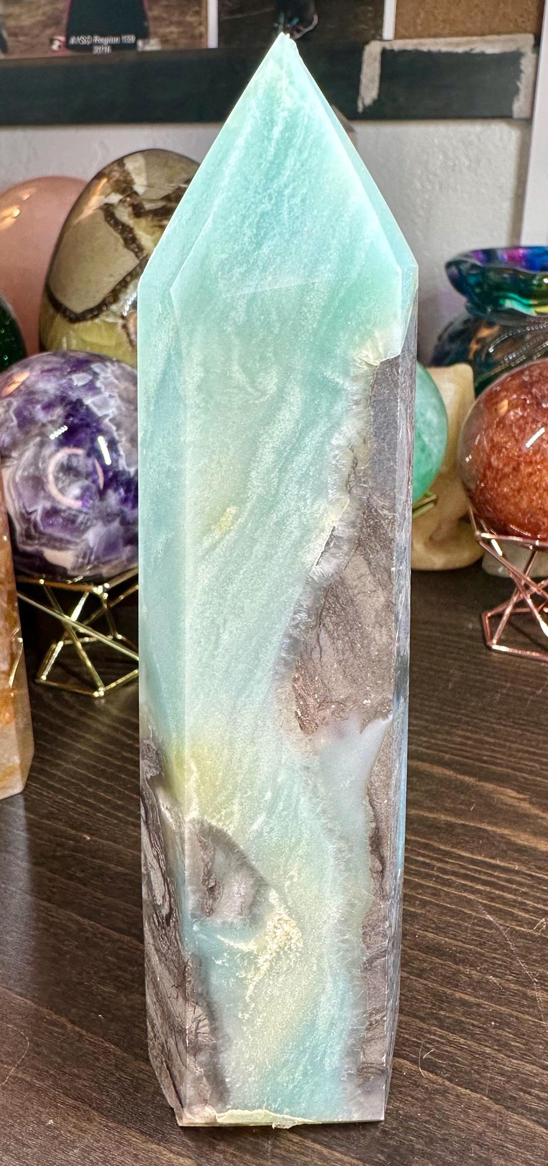 Trolleite Crystal Tower - Etsy