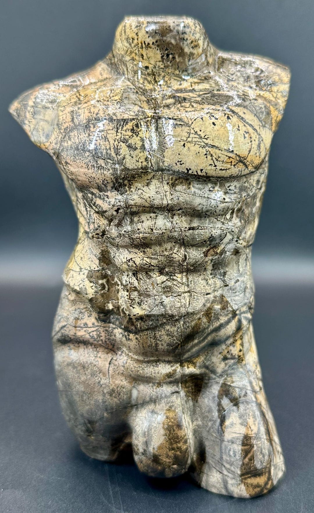 Picture Jasper Male Figure Crystal Carving - Etsy