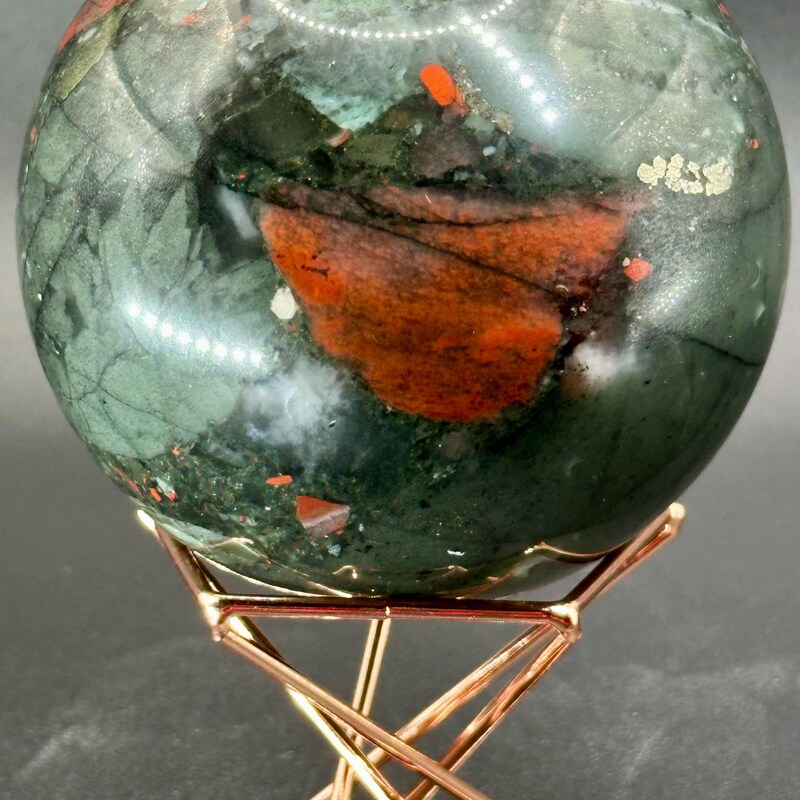 Bloodstone Sphere - Etsy