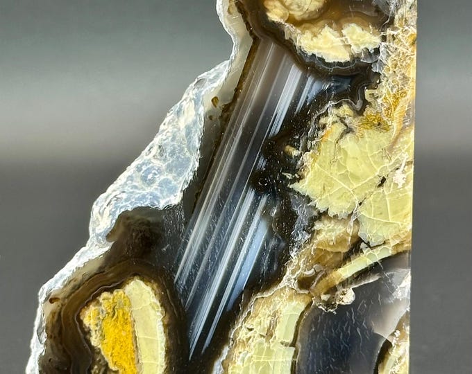 Volcano Agate Specimen Crystal Tower - Etsy