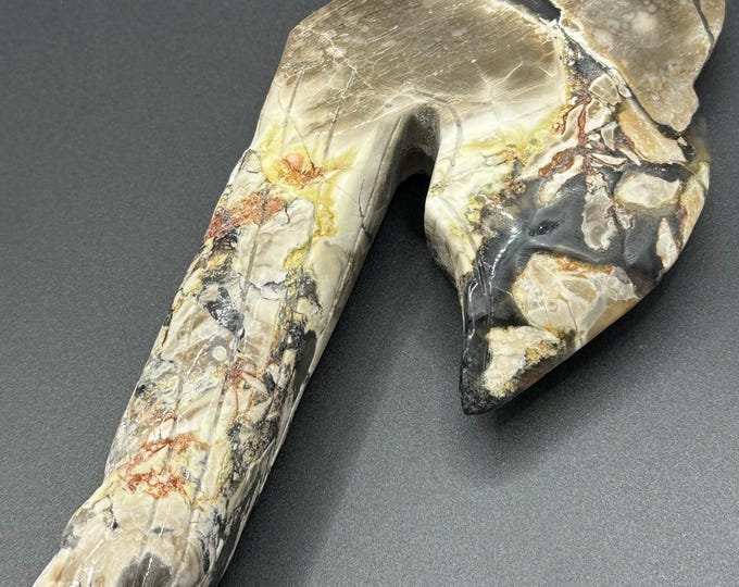 Volcano Agate Axe Crystal Carving - Etsy