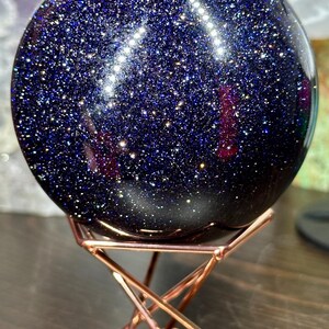 Blue Sandstone Crystal Sphere - Etsy