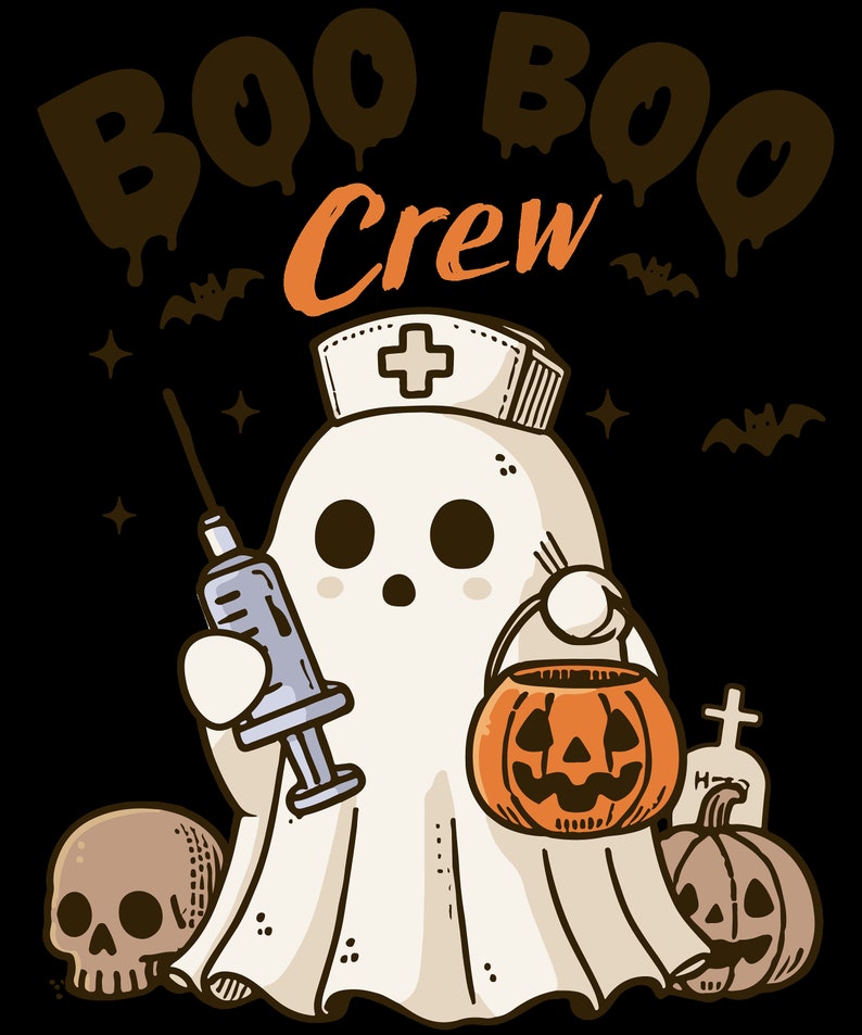 Ghost Boo Boo Crew Png - Etsy