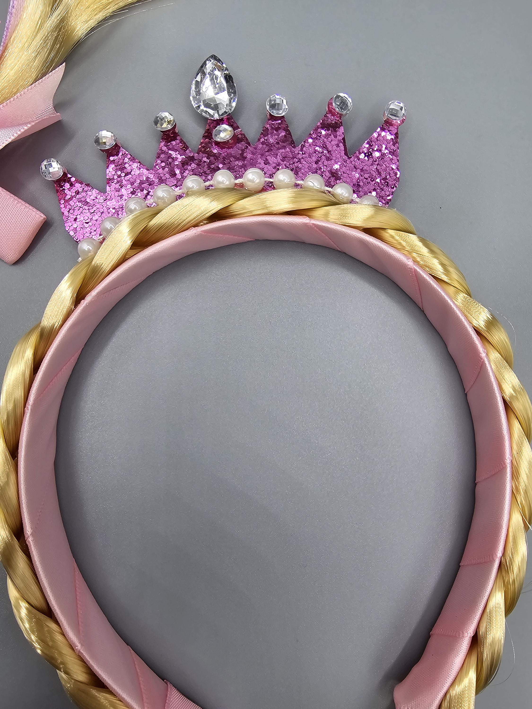 Mickey Mouse Ear Headband Princess Aurora Sleeping Beauty Braid Hair ...