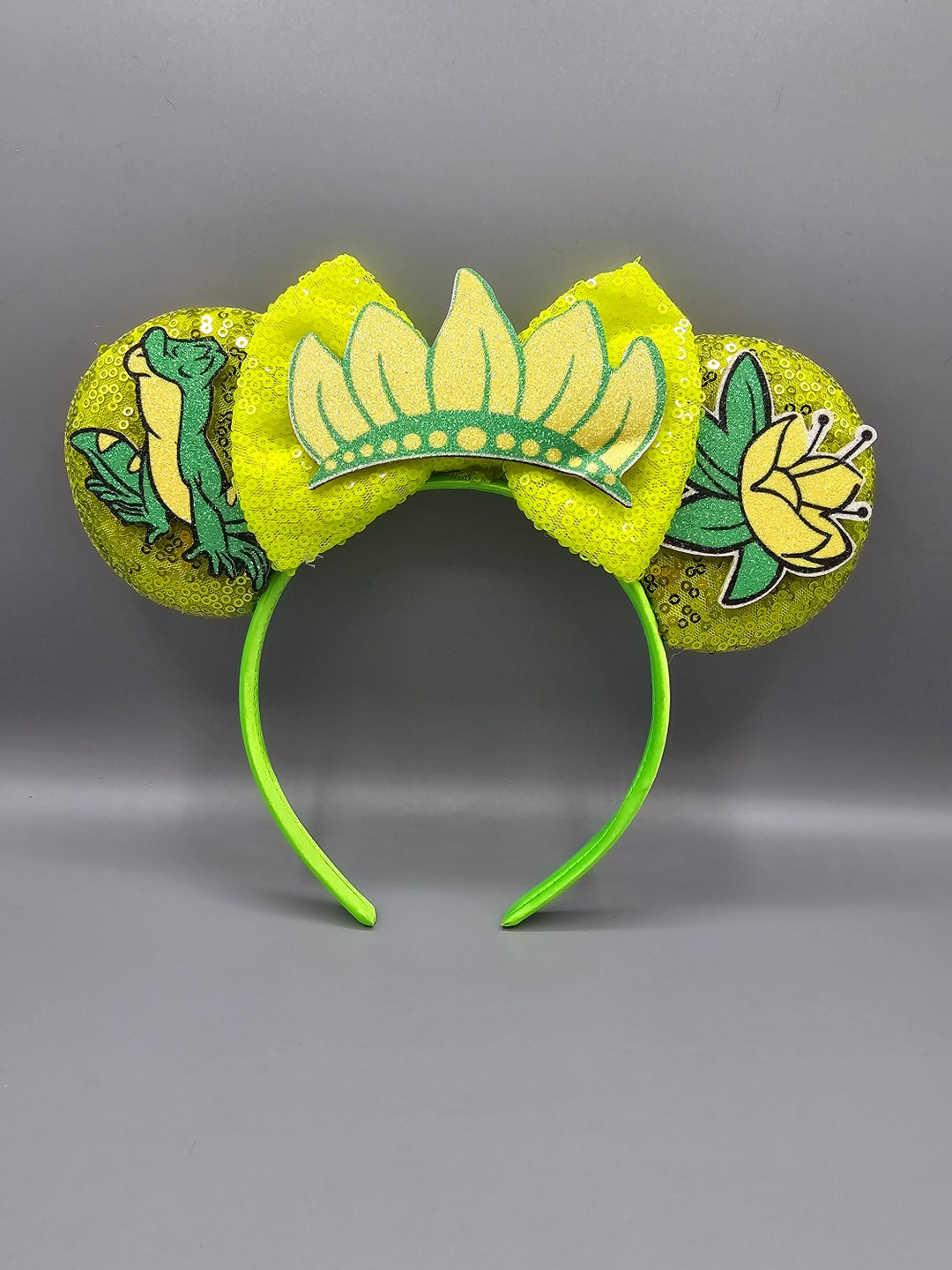 Mickey Minnie Mouse Ear Headband Disney Tiana Princess and the Frog ...