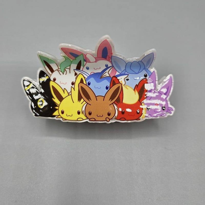 Pokemons Hair Claw Clip - Etsy