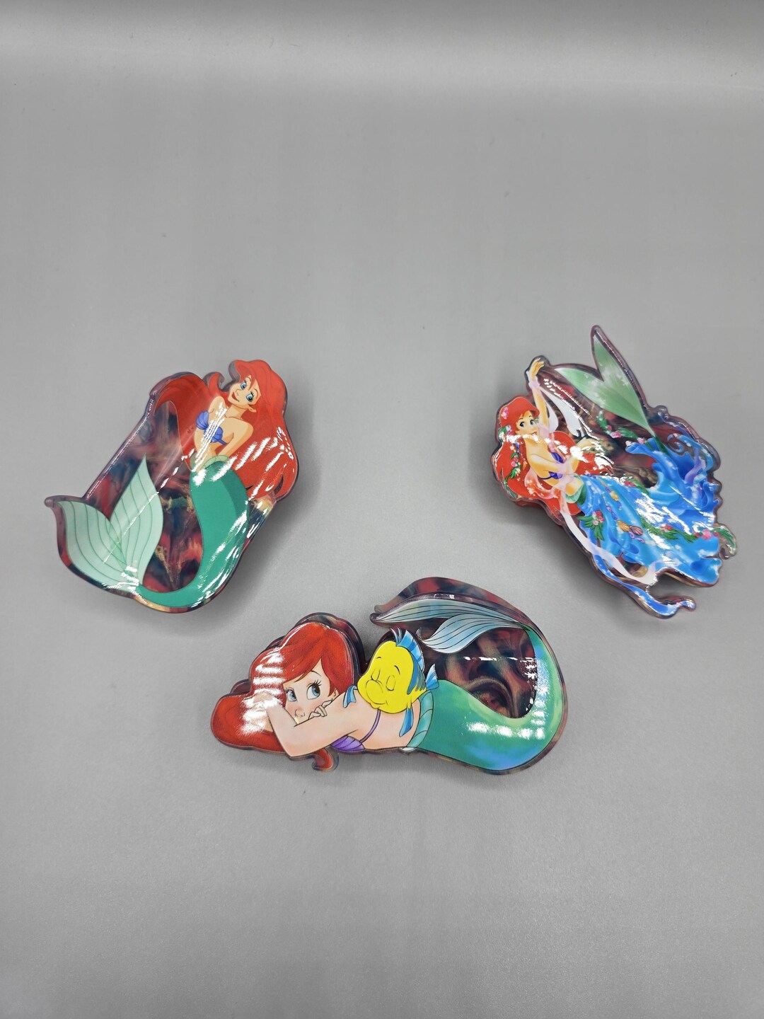 Little Mermaid Ariel Hair Claw Clip 3 Options - Etsy
