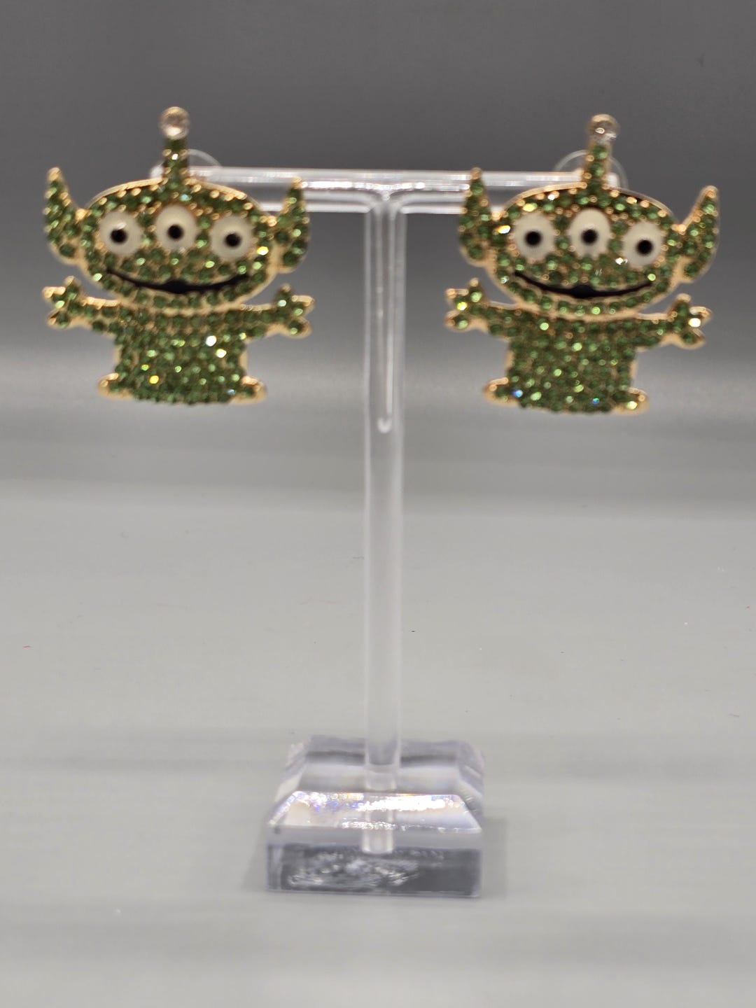 Disney Toy Story Alien Rhinestone Earrings - Etsy
