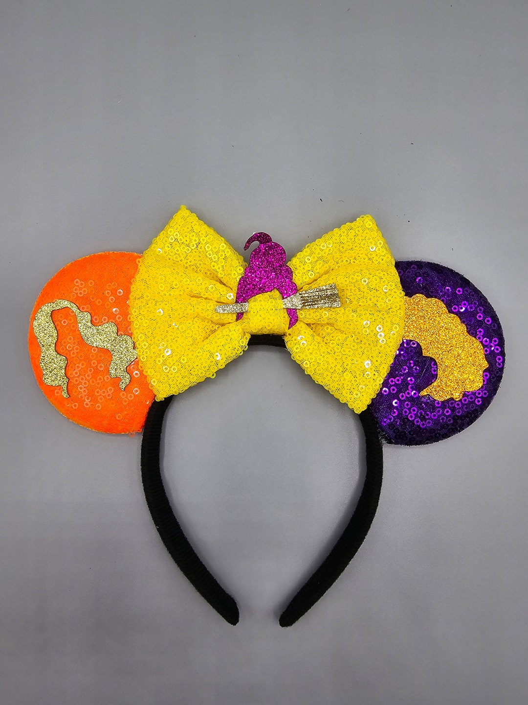 Mickey Minnie Mouse Ear Headband Disney Halloween Hocus Pocus Sanderson ...