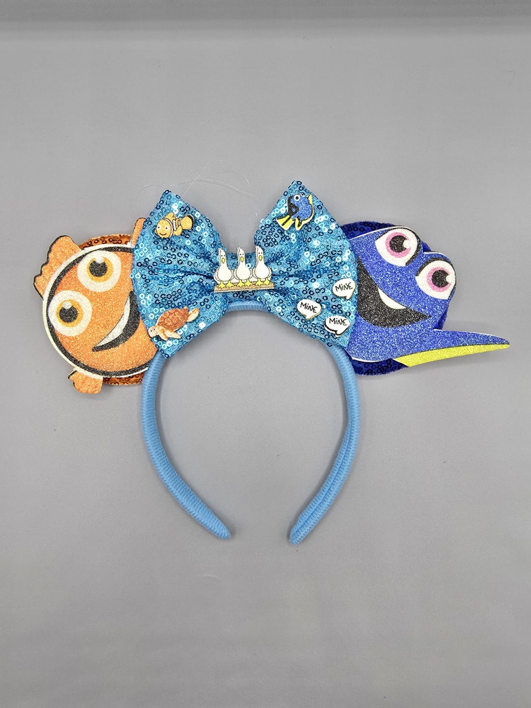 Mickey Minnie Mouse Ear Headband Disney Finding Nemo Dory Mine Adult ...