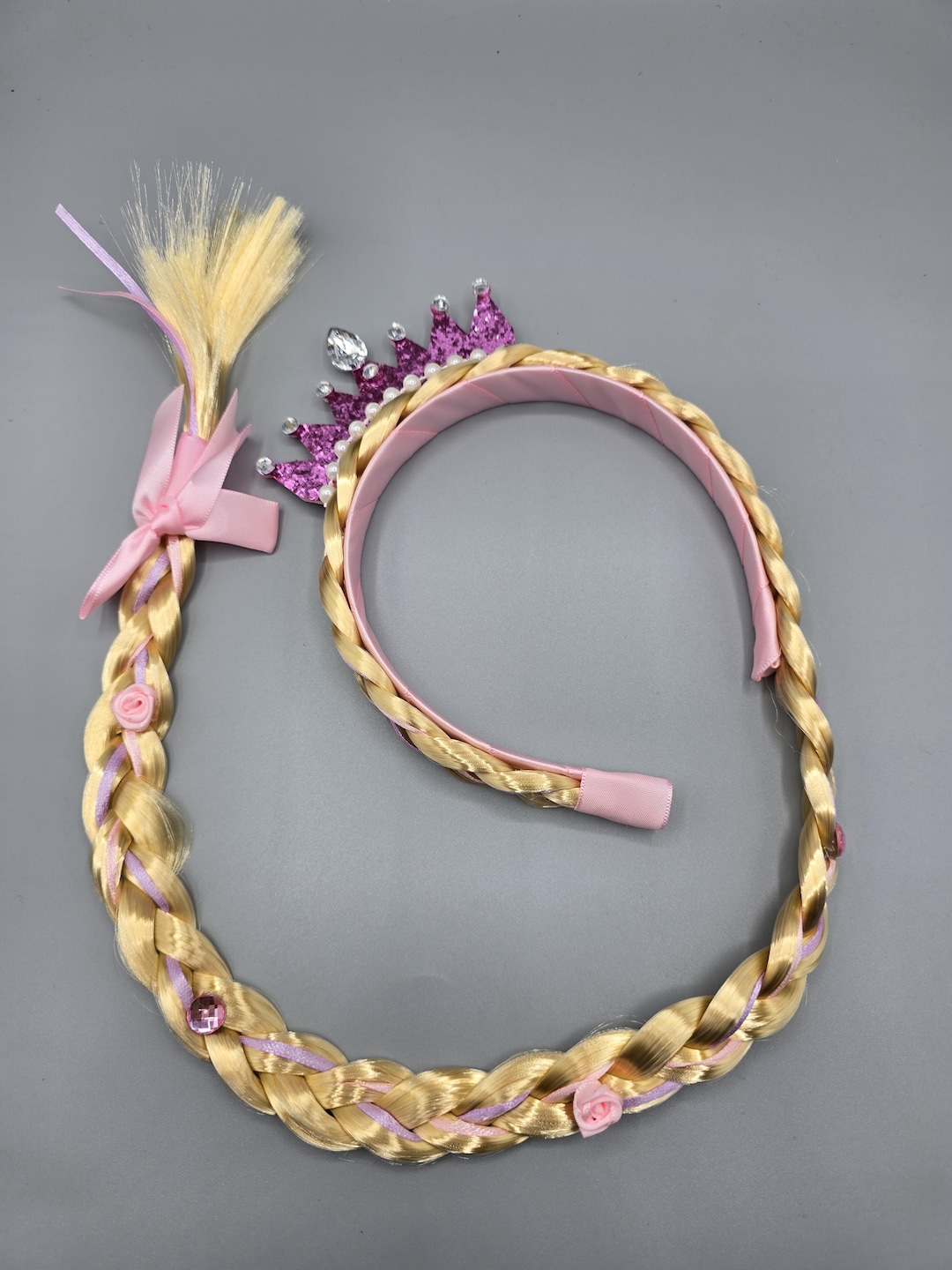 Mickey Mouse Ear Headband Princess Aurora Sleeping Beauty Braid Hair ...