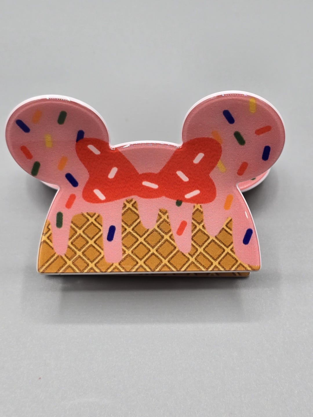 Disney Mickey Minnie Mouse Ice Cream Hair Claw Clip - Etsy