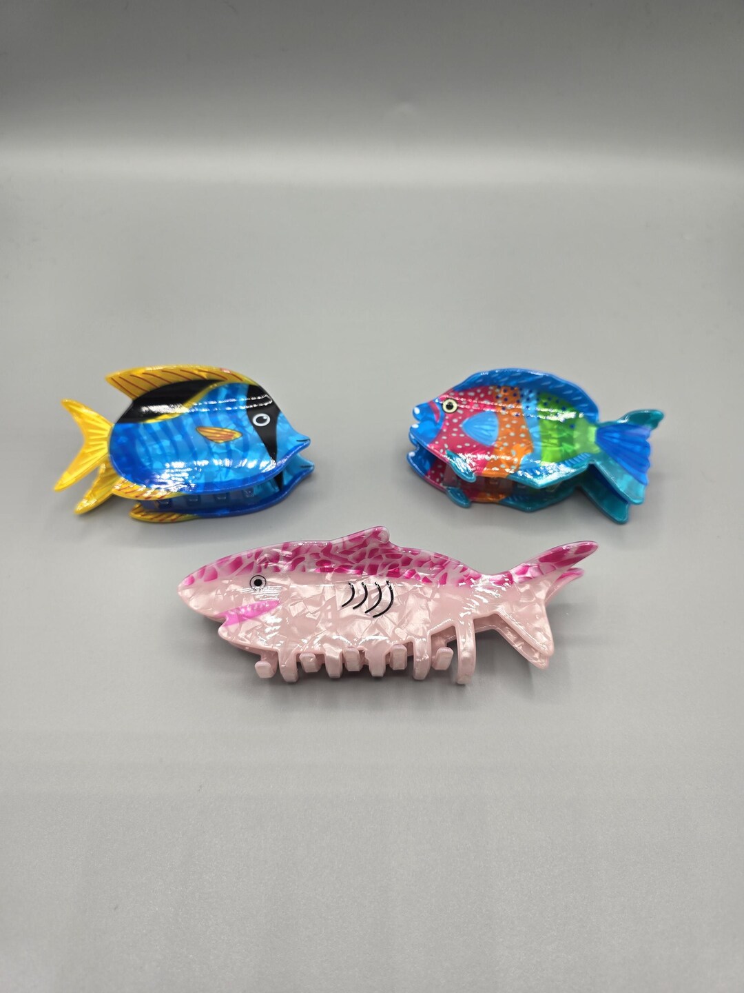 Fish Shark Summer Fun Sea Life Cruise Beach Ocean Hair Claw Clip - Etsy