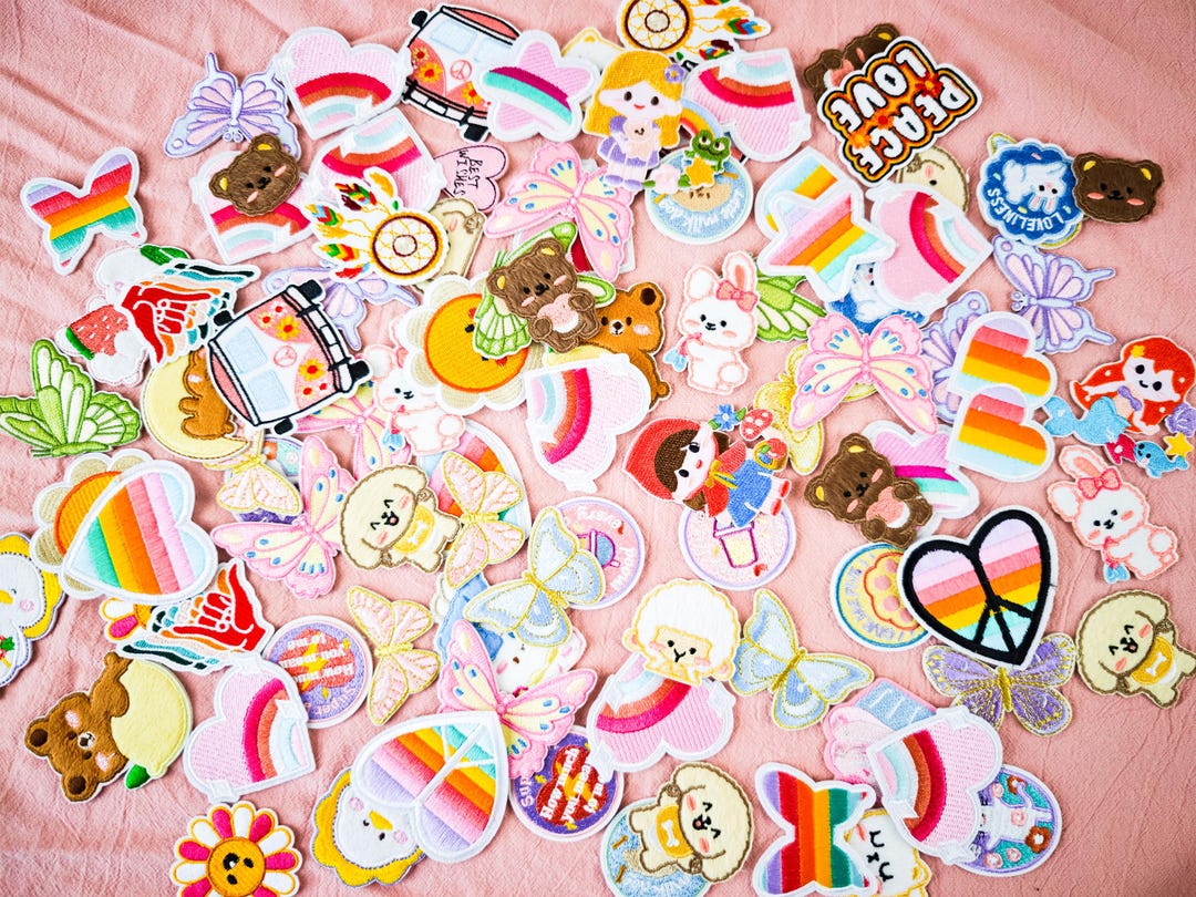 Kawaii Patch Variety Pack – Cute Sew on Patches for DIY Crafts, Clothes ...