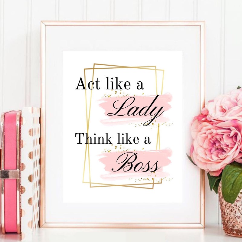 Act Like a Lady - Etsy