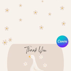 Silly Goose Thank You Card - Etsy
