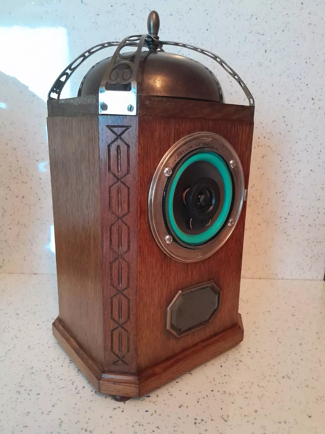 One off - Bluetooth Speaker Custom Made From Pfeilkreuz 1930s Clock ...