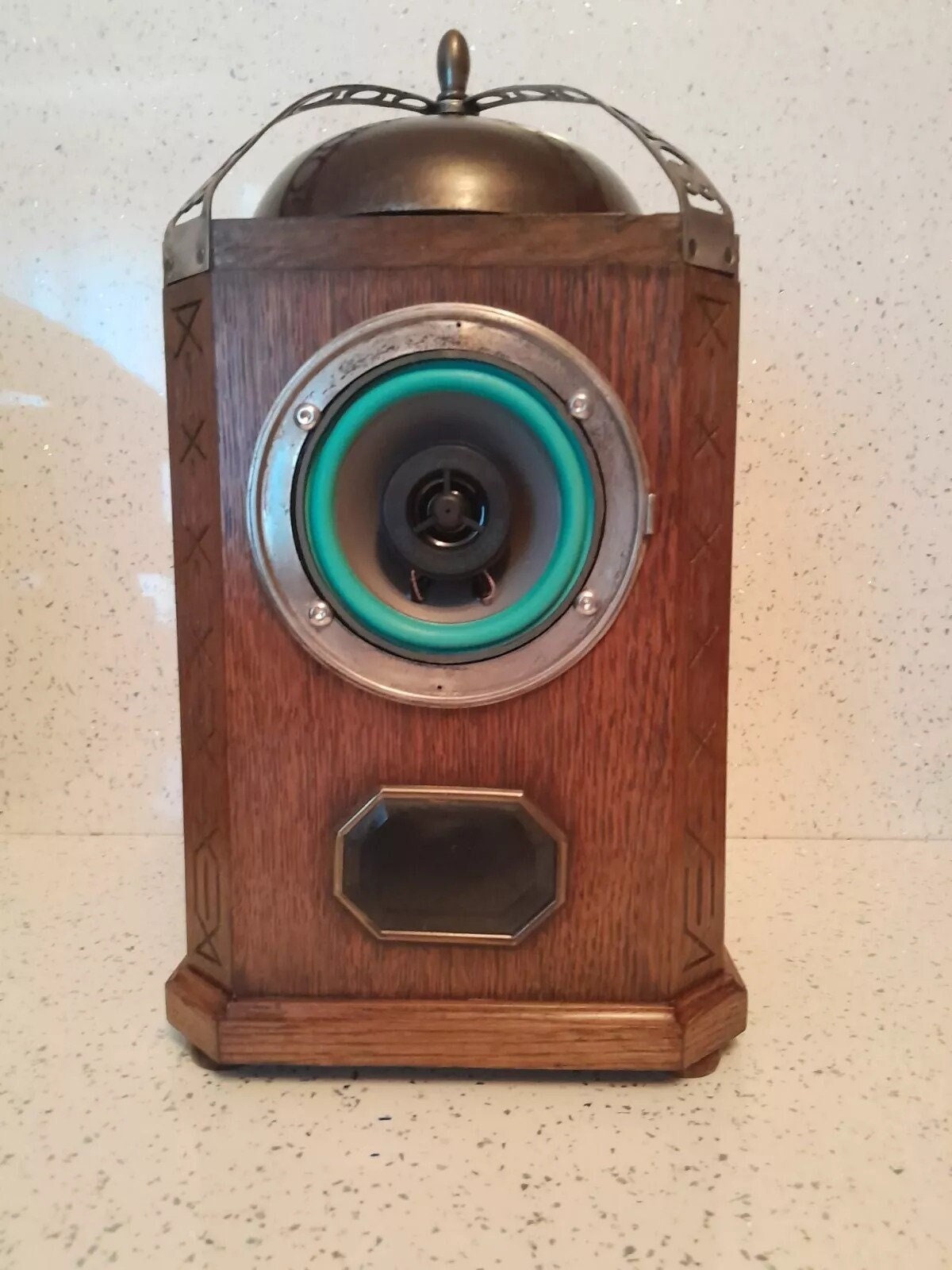One off - Bluetooth Speaker Custom Made From Pfeilkreuz 1930s Clock ...