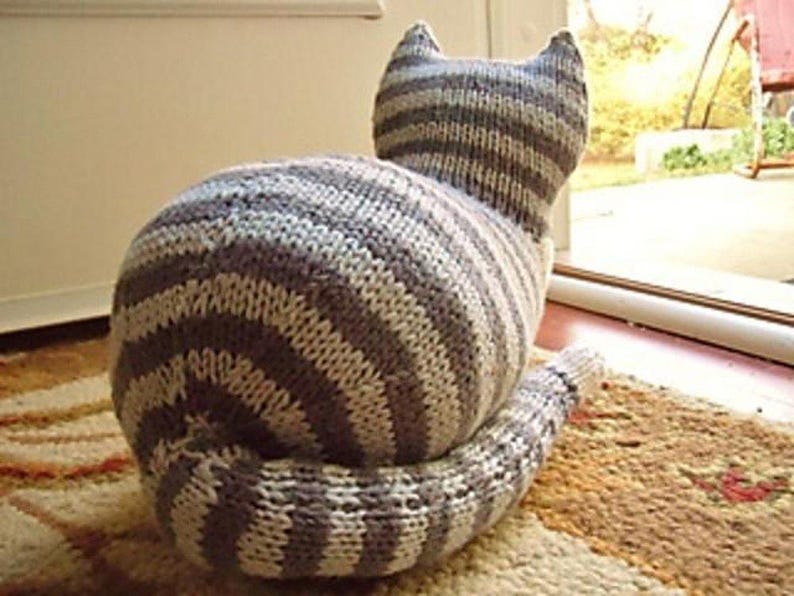 The Parlor Cat Knitting Pattern, Halloween Knitting Pattern, Cute Toy ...
