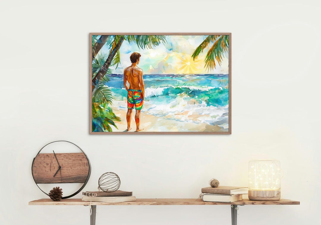 Ocean Prayer, Digital Download Art Print, Wall Art, Wall Decor, Watercolor Art, Costal Art - Etsy