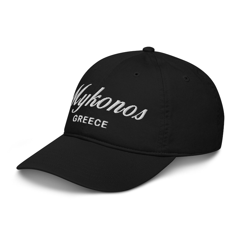 Mykonos - Greece | Baseball Cap Dad Hat | 100% Organic Cotton ...