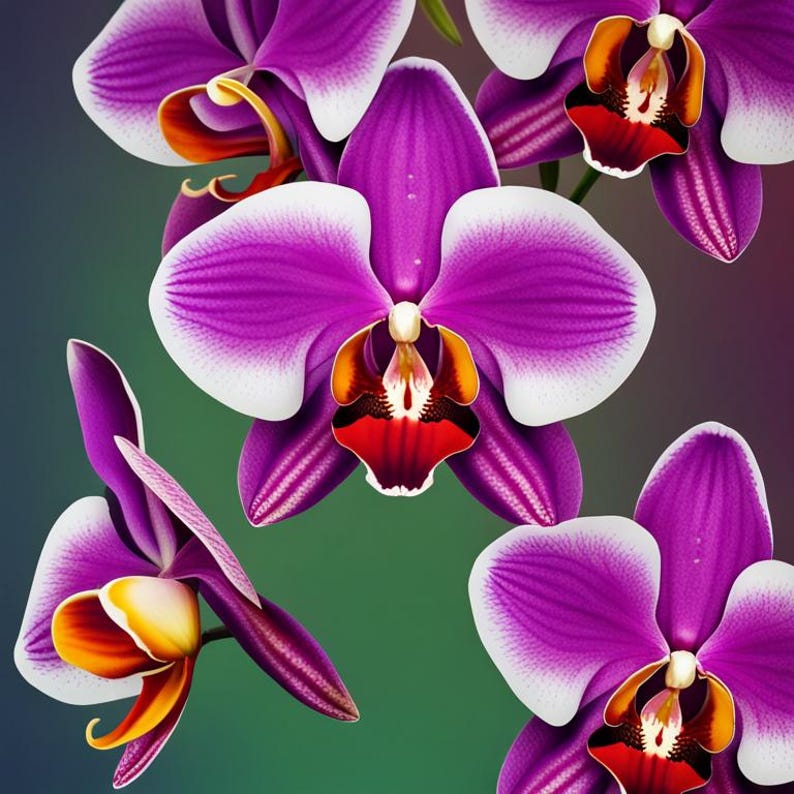 Vibrant Orchid T-shirt Design, Bundle, PNG Files, Custom Apparel and ...