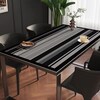 1.3mm Beigy Stripes PVC Table Protector/ Round, Square, Rectangle ...