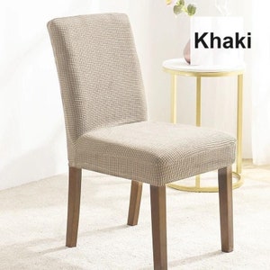 Colorful Spandex Chair Protective Covers Textured Fabric Chair Slipcovers Elastic Dining Chair Slipcovers for Home Dinner Party or Event Etsy Ireland