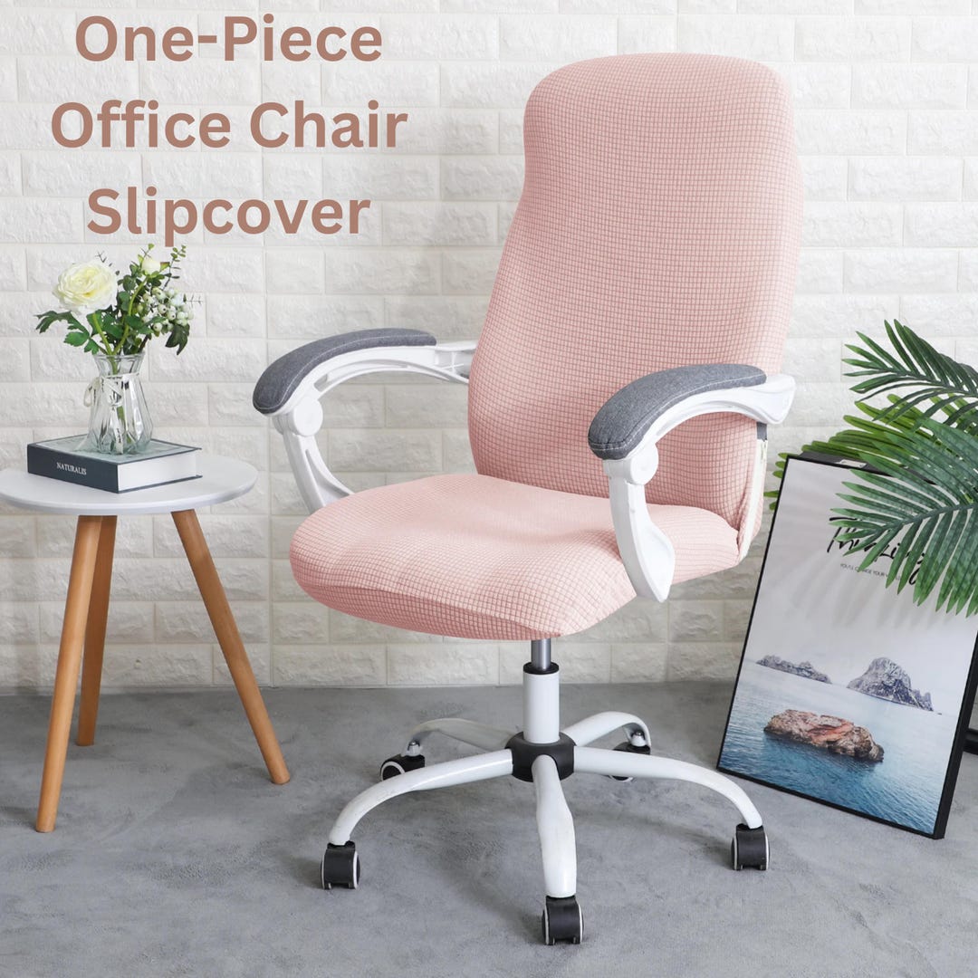 One-piece Office Chair Slipcovers/ Small, Medium or Large Size/ Water ...