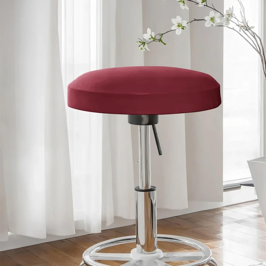 Round Stool Water-resistant Slipcover/ Durable & Stylish Protection for ...