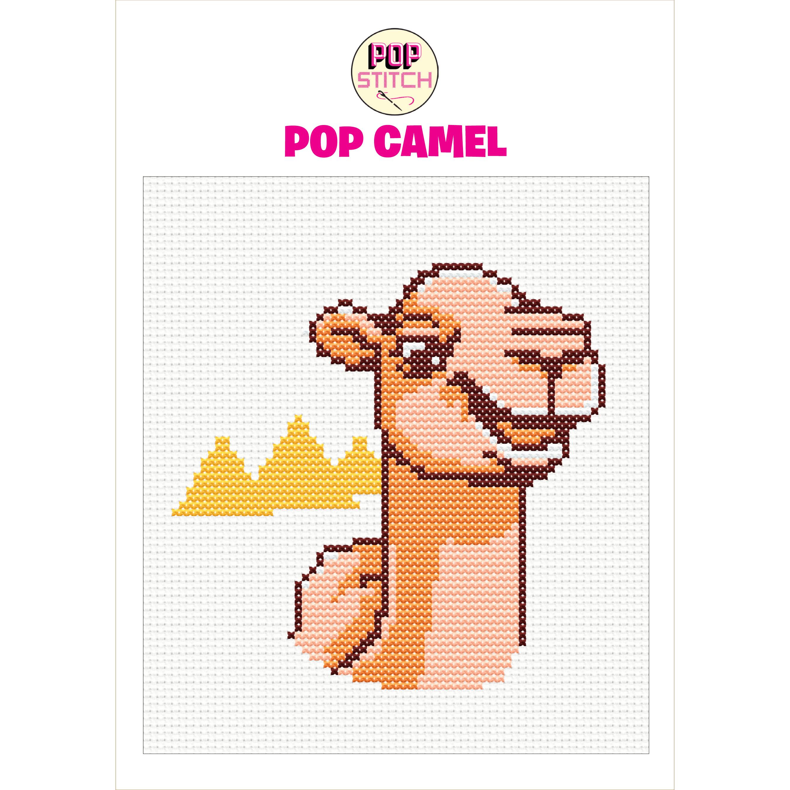 Camel Cross Stitch Pattern: Beginner Needlepoint DIY (PDF Pattern) - Etsy