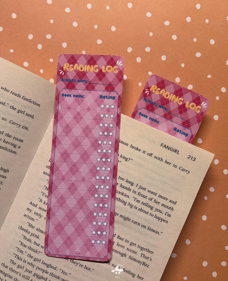 Book Lover's Rating Bookmark: Writable Cardstock Reader Gift - Etsy Canada
