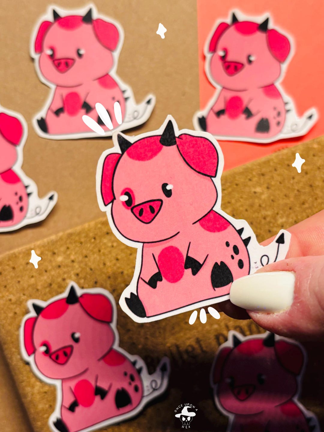 Fat Nugget Sticker: Hazbin Hotel Demon Pig, Glossy - Etsy
