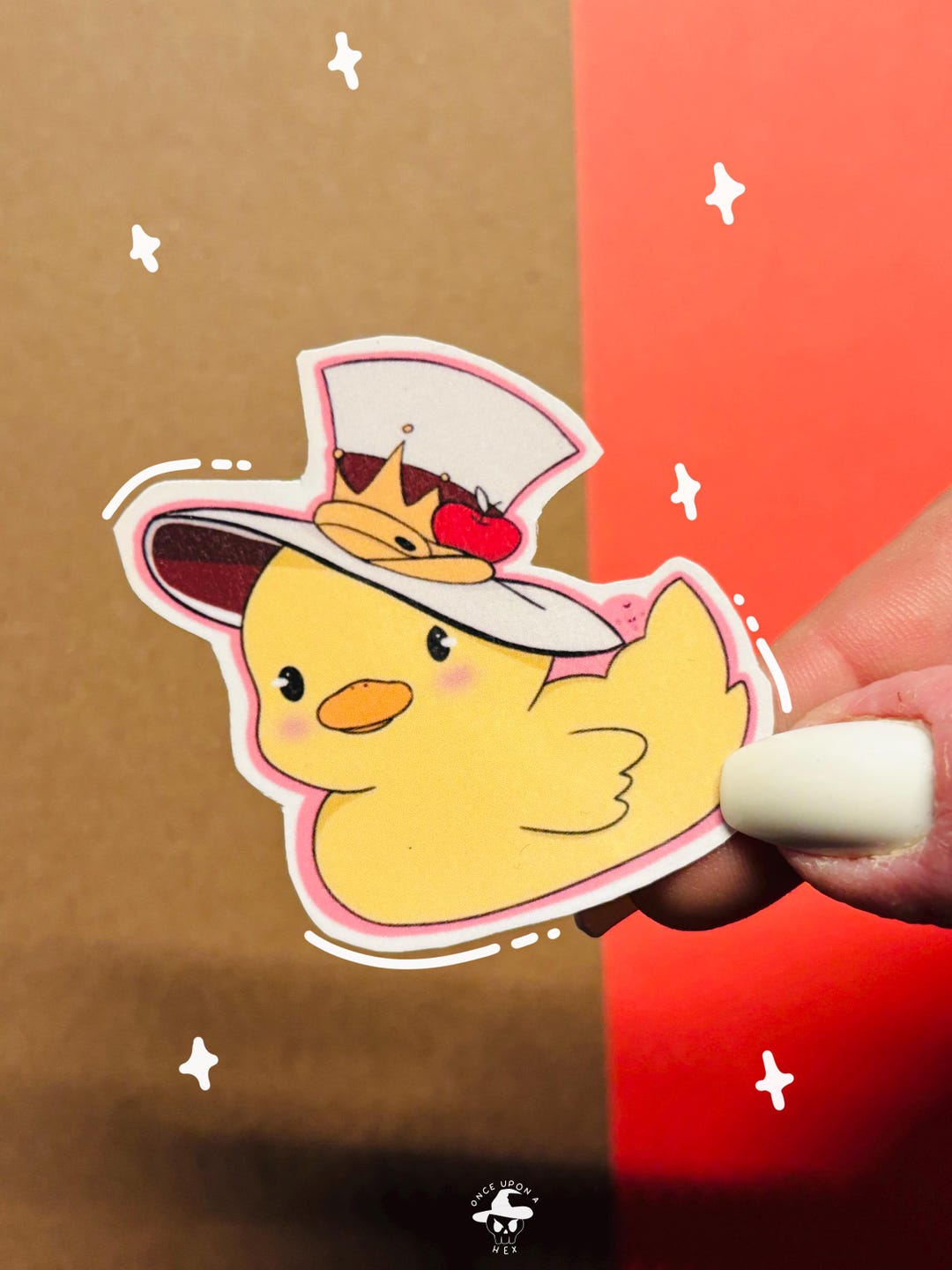 Lucifer Ducky Sticker / Hazbin Hotel Rubber Duck / Glossy Sticker - Etsy